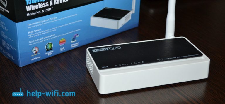 Настройка роутера Totolink N150RT. Пошаговая инструкция
